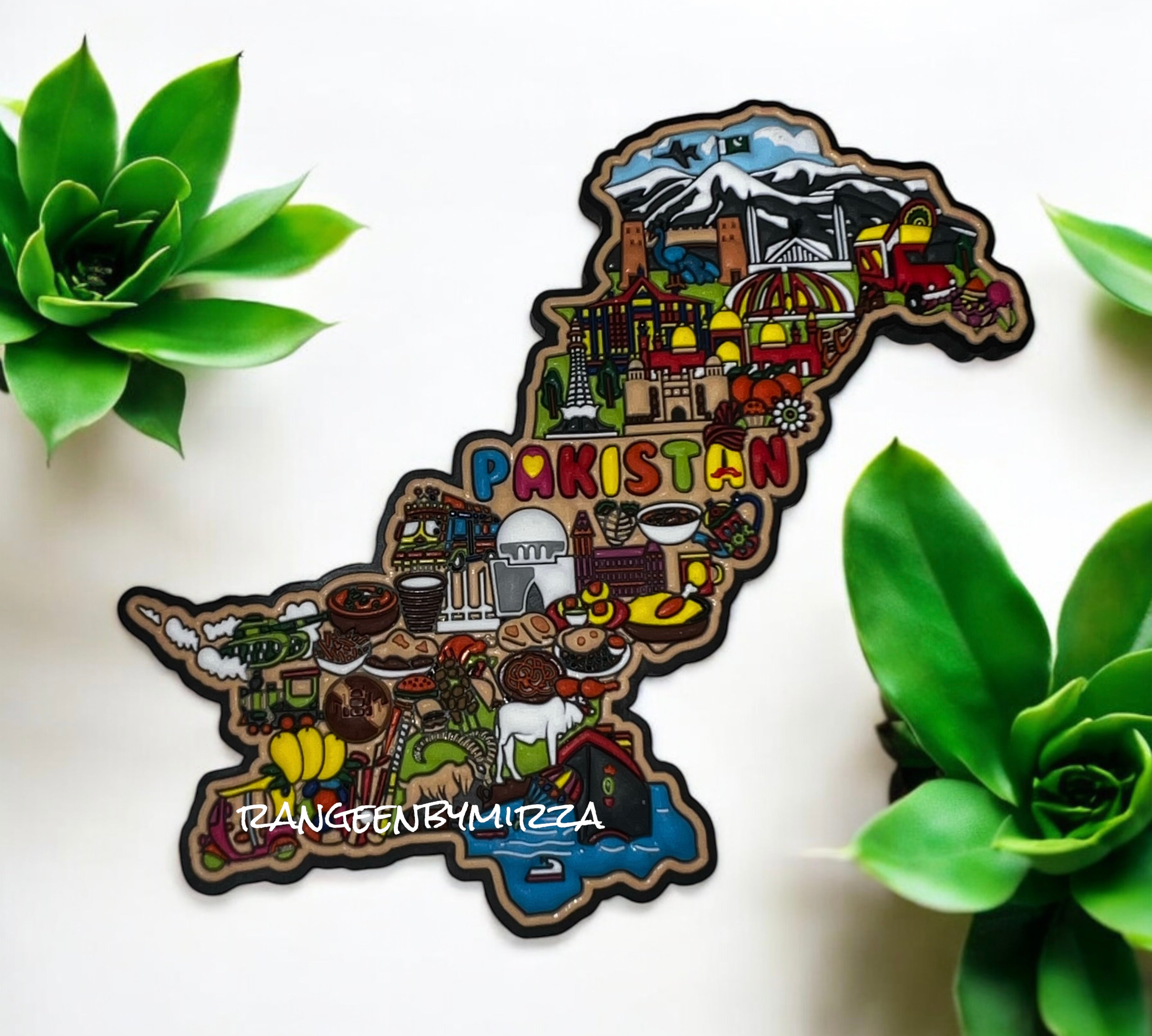 Pakistani Fridge Magnets – Rangeen by Mirza